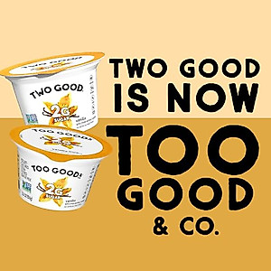 Two Good Low Fat Greek Yogurt, Vanilla, Lower Sugar, Gluten Free, With 2g of Sugar, 5.3 oz., 4 Pack