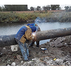 Flame Retardant Safey Helmet Welding Neck Hood Welder Head Cap Cover Blue