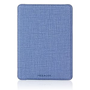 Leather Cover for 6inches Meebook eReader M6, Auto Wake up/Sleep Function