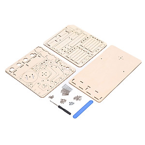 Robot Arm, Robot Arm, Robot Arm Model, Wooden Hydraulic Mechanical Jaws DIY Excavator Starter Kit STEM Science Educational Building Toy, Science Kits