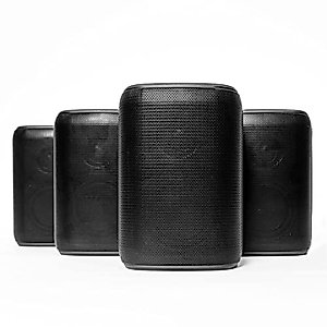 Rocksteady Stadium Portable Bluetooth Speakers - Wirelessly Connectible (4 Speakers) - Works Indoors and Outdoors - Up to 100 Foot Connection Range - Up to 16 Hour Battery Life