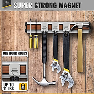 Knife Magnet Holder for Wall (Pack of 3) - Magnetic Knife Strip for Wall 10 inch - magnetic knife holder for Organizing Kitchen Utensils and Small Tools, HeavyDuty Magnetic Strip