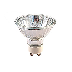 CTKcom 20W MR16 Halogen Light Bulbs GU10 Base(6 Pack)- 120Volt 20Watt MR16 Halogen Lamp with UV Glass Cover Spotlight Flood Light Bulb,Halogen Reflector Fiber Optic Bulb 2000 Life Hours GU10 120V 20W
