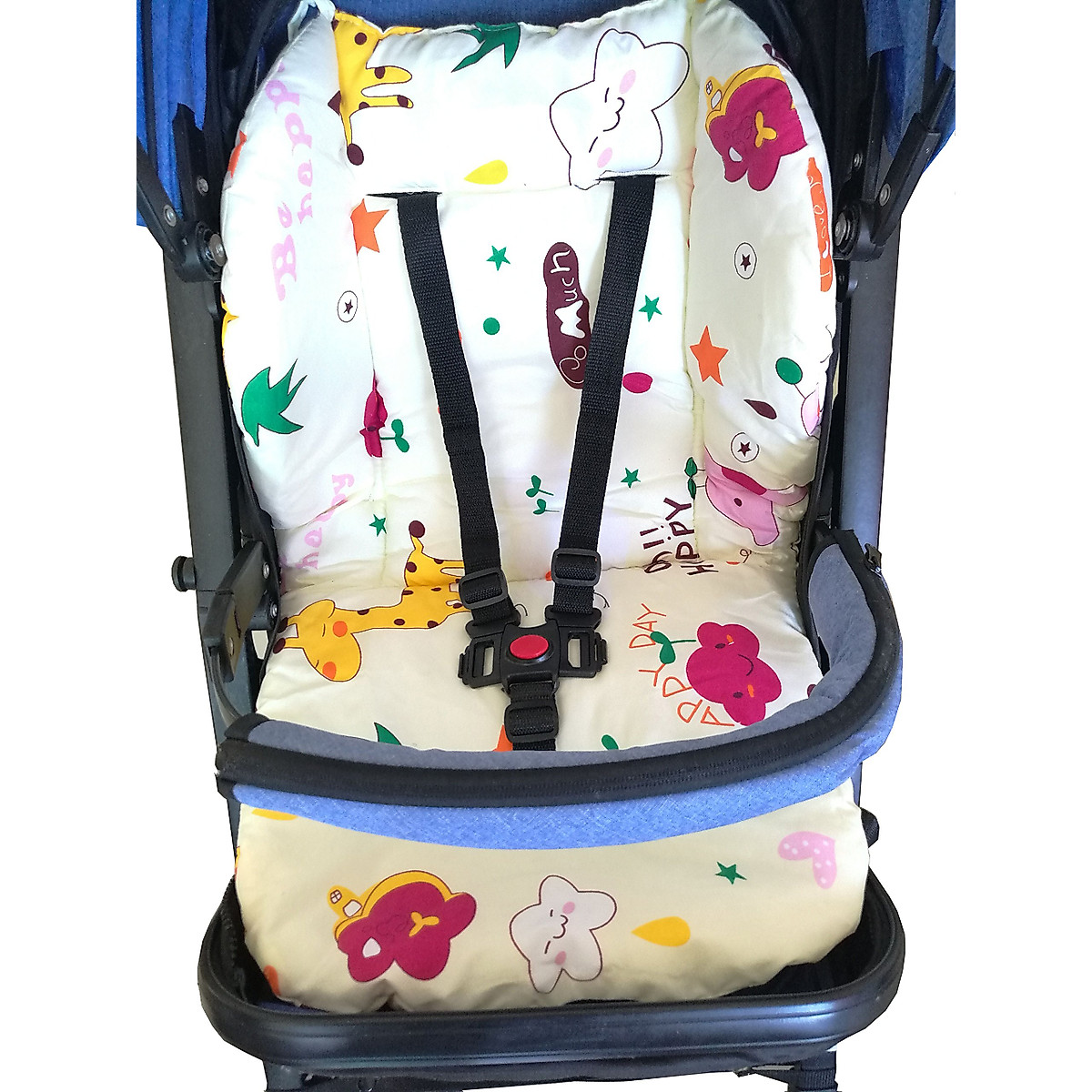 High Chair Cushion, High Chair Pad/seat Cushion/Baby High Chair Cushion,Soft and Comfortable,Light and Breathable,Make The Baby More Comfortable (Pink Deer Pattern)