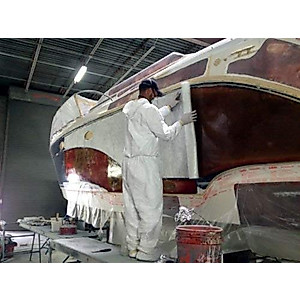 Fiberglass Chopped Strand Mat Cloth 50" x 360" | 50 Inch Wide 10 Yard Long | 1 oz | CSM GRP | Molding Roofing Boat Marine Repair with E-Glass Fiber Roll | Resin Compatible | Rolled Package