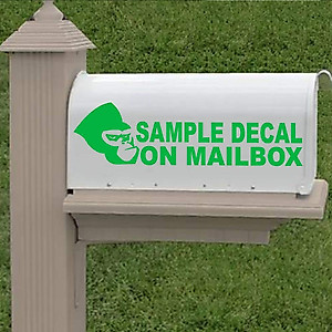 MAILBOX German Shepherd Dog Set of 2 Decals - Add Your CUSTOM ADDRESS & COLOR - Vinyl Decal Sticker D