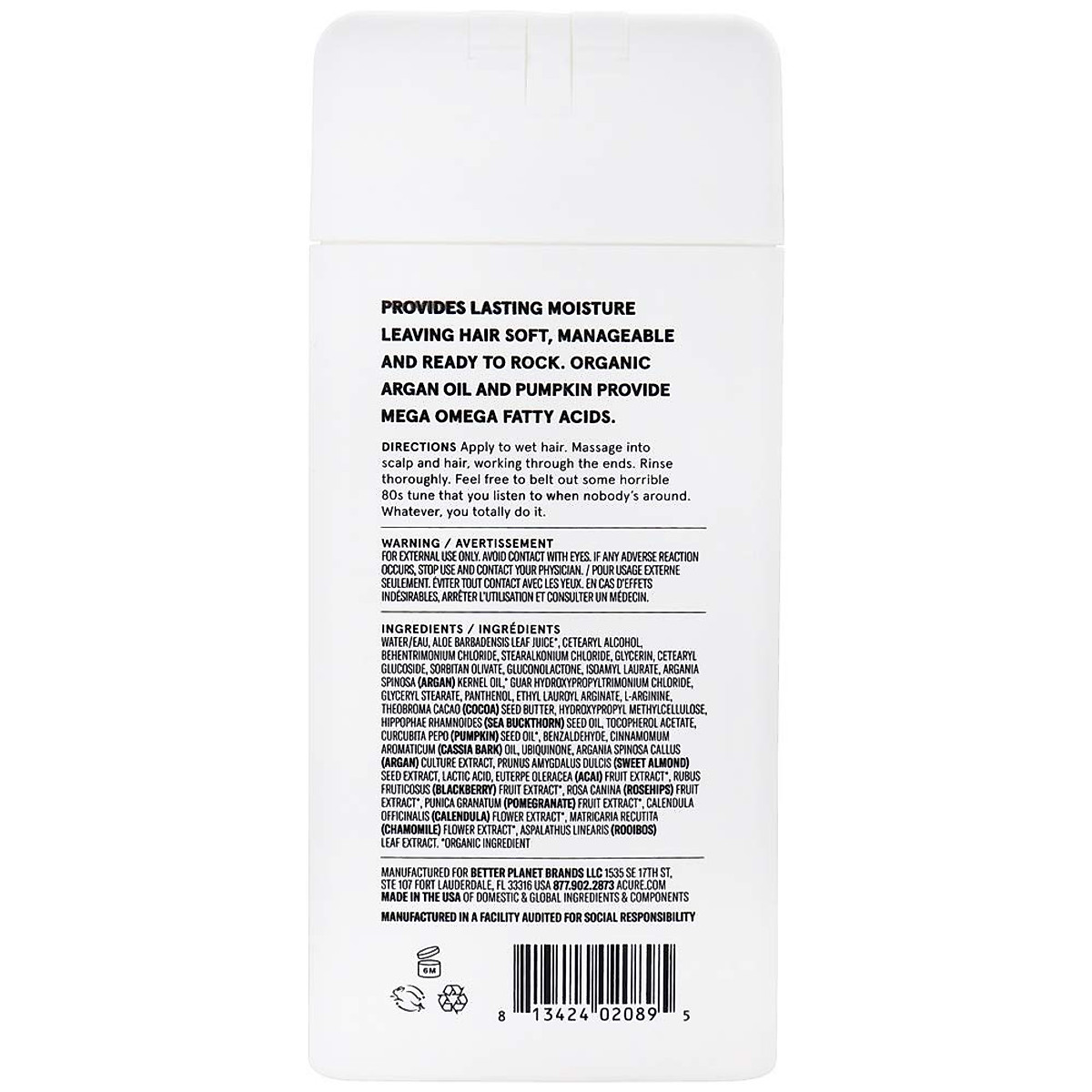 ACURE Ultra Hydrating Conditioner | 100% Vegan | Performance Driven Hair Care | Argan & Pumpkin - Ultra Hydrating Moisture & Omega Fatty Acids | 12 Fl oz