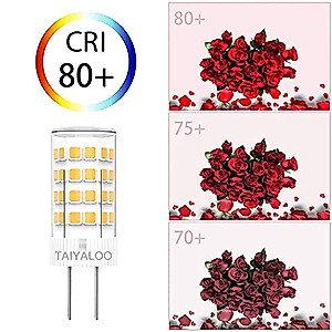 G4 LED Bulb 12V AC/DC 5W Equivalent to 40W Halogen Bulb, T3 JC Type Bi-Pin Base, Warm White 2700K G4 Bulb for Outdoor Landscape Lighting Deck Stair Step Path Paver Lights, Home Lighting, (6 Pack)