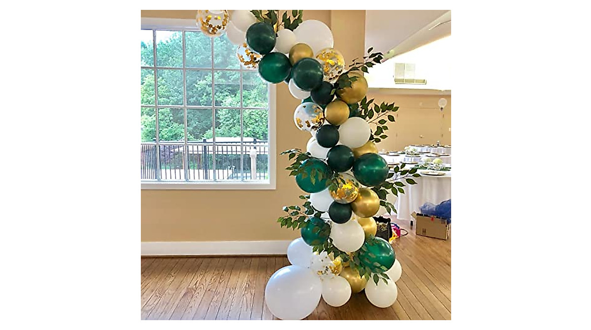 Emerald Green Balloon Garland Kit - Perfect for Weddings & Events