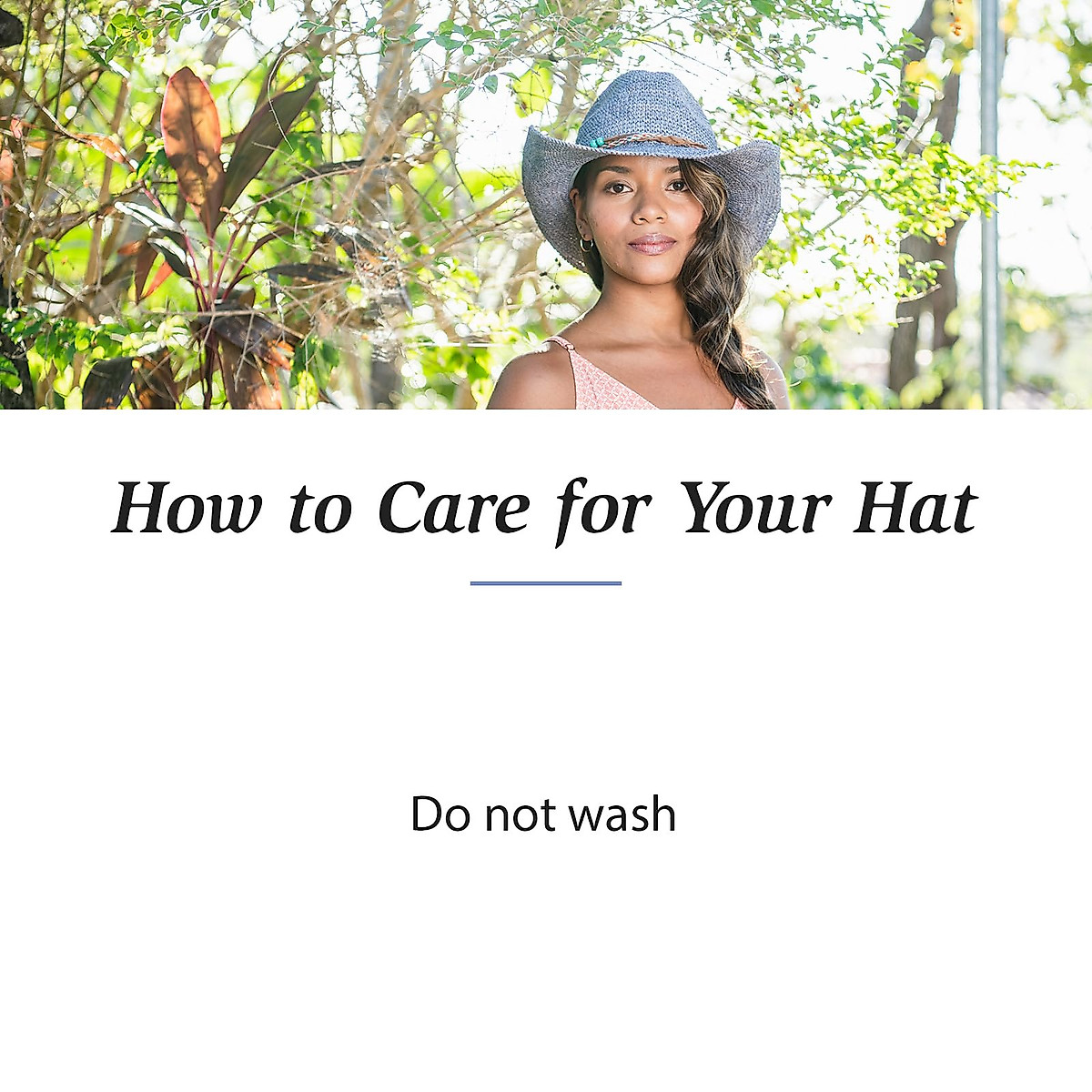 Wallaroo Women’s Catalina Cowboy (Natural) – Wide Brim, Natural Fiber, Adjustable, for Medium/Large Size, Festival Hat, Beach Hat, Sustainable Fashion, Eco-Friendly, UV Sun Protection