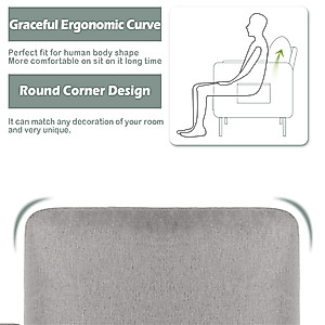 STHOUYN 2 Piece Upholstered Sectional Sofa Set Couches Sofas Living Room Furniture Sets, Loveseat with USB & Accent Chair, Grey Couch Bedroom Livingroom Apartment (2, Light Grey)