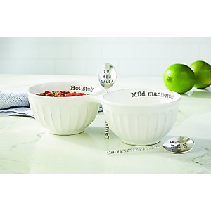 Mud Pie Double Salsa Server Set (Mild Mannered)