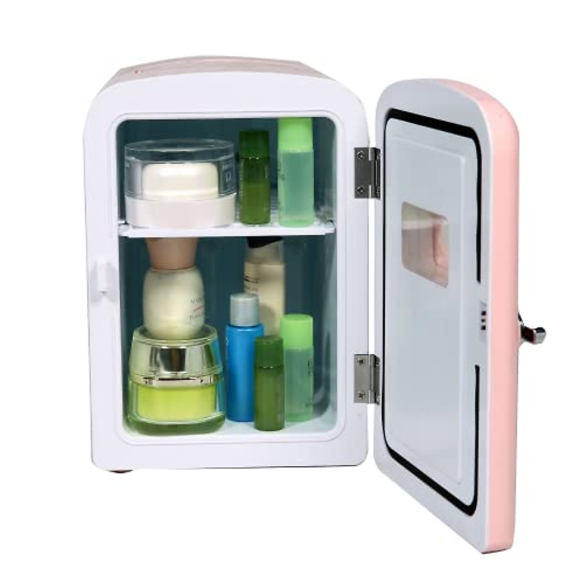 Frigidaire Pink EFMIS129- AMZ EFMIS129 Mini Portable Fridge, 4 litres Capacity Chills Six 12oz Cans, 100% Freon-Free & Eco Friendly, Beverage Cooler