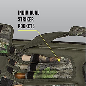 Allen Company Gear Fit Pursuit Shocker Turkey Shotgun Case, 52", Mossy Oak Obsession, Gray/White/Red (954-52)