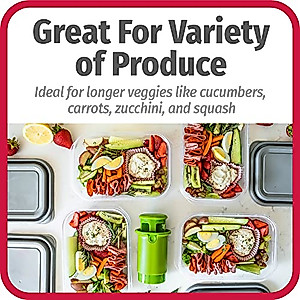 GoodCook Everyday Fruit and Veggie Divider with Stainless Steel Blades, Green 2.50 x 2.25 x 4.30