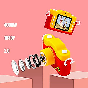PORUIMIN Kids Selfie Camera for Boys and Girls, HD Digital Video Cameras for Toddler, Portable Mini Camera Toy Gifts
