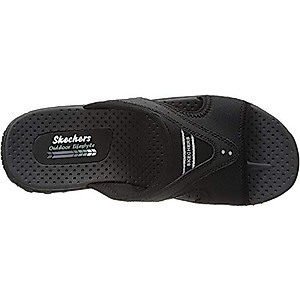 Skechers Women's Reggae Sun Fest Sandal, Black, 11 M US