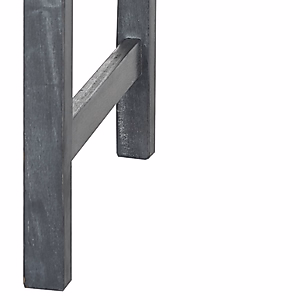 Safavieh PAT6732B Outdoor Collection Brentwood Bench, Ash Grey