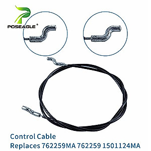 POSEAGLE 762259MA Auger Drive Cable Replaces Craftsman 762259ma, Craftsman 762259, Murray 762259MA, Murray 1501124MA