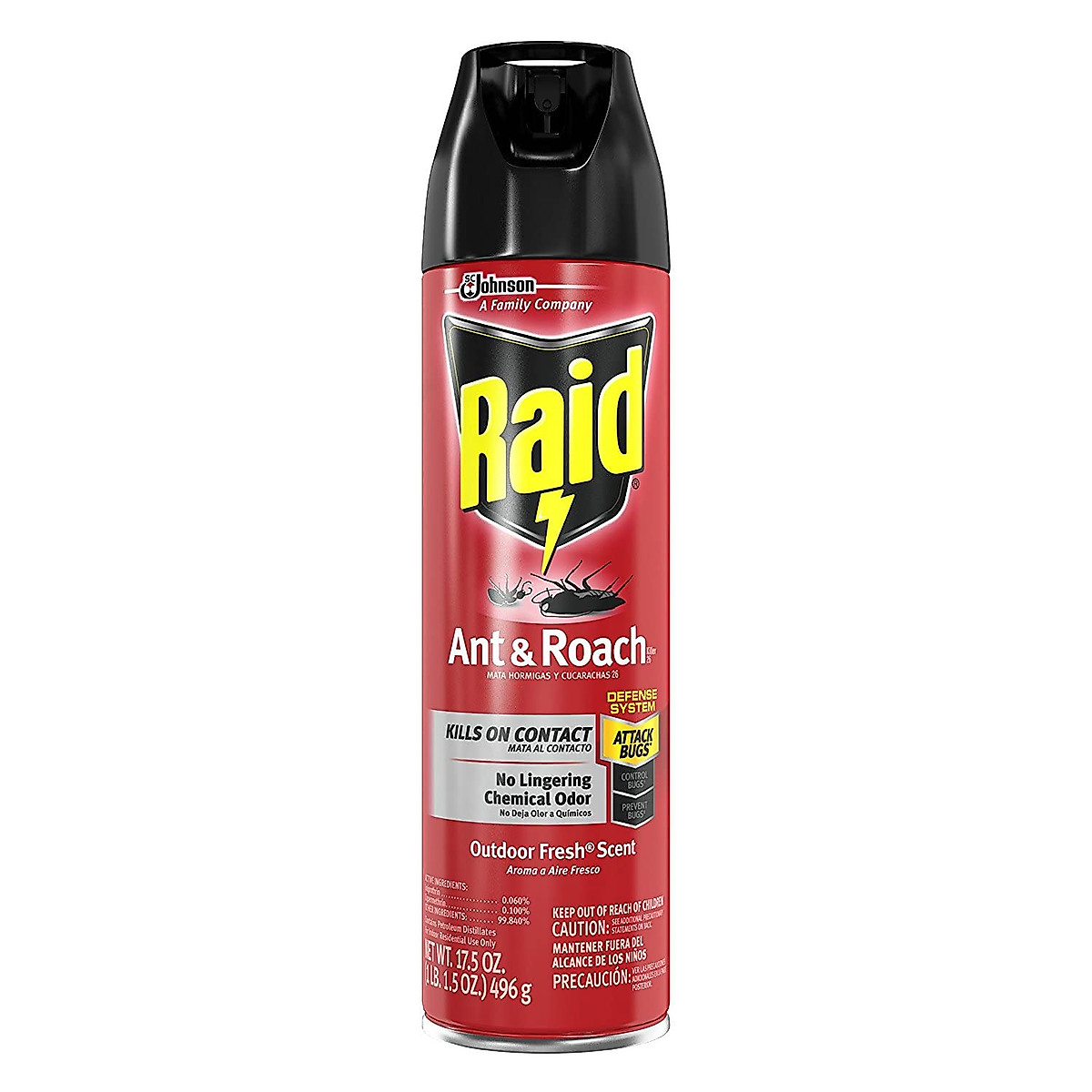 Raid Ant and Roach Killer 17.5 Ounce (Pack of 4)