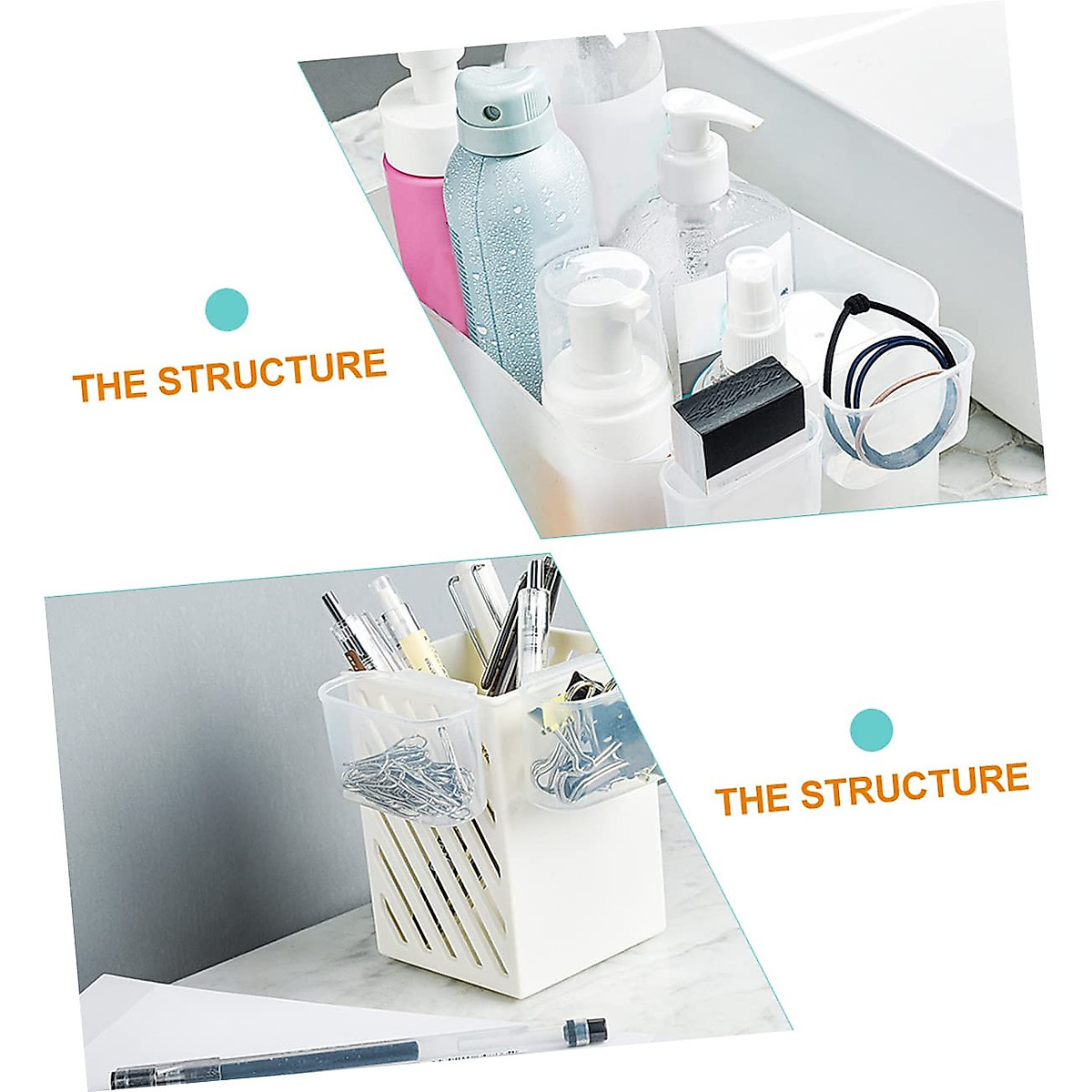 Zerodeko 4pcs Box Refrigerator Side Door Box airtight food storage container rack organizer tea bag container kitchen seasoning rack shelf bracket pallet organizer Office Supplies Hanging