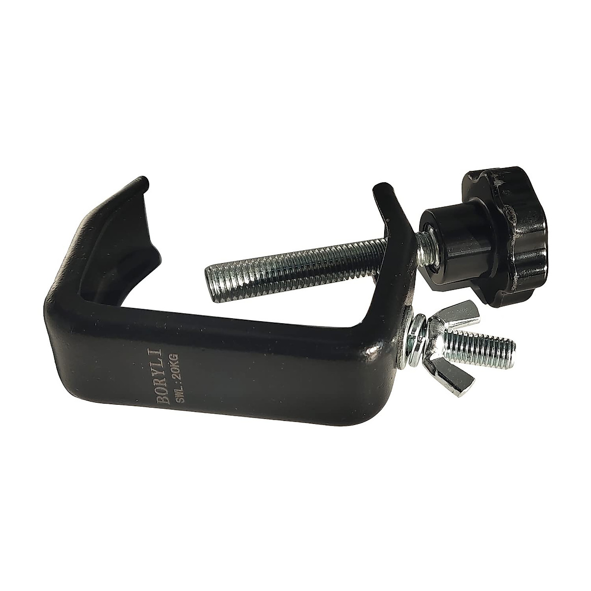 BORYLI Standard 6" C-Clamps DJ Truss Light Mounting for 44 Lbs Capacity (Pack of 8)