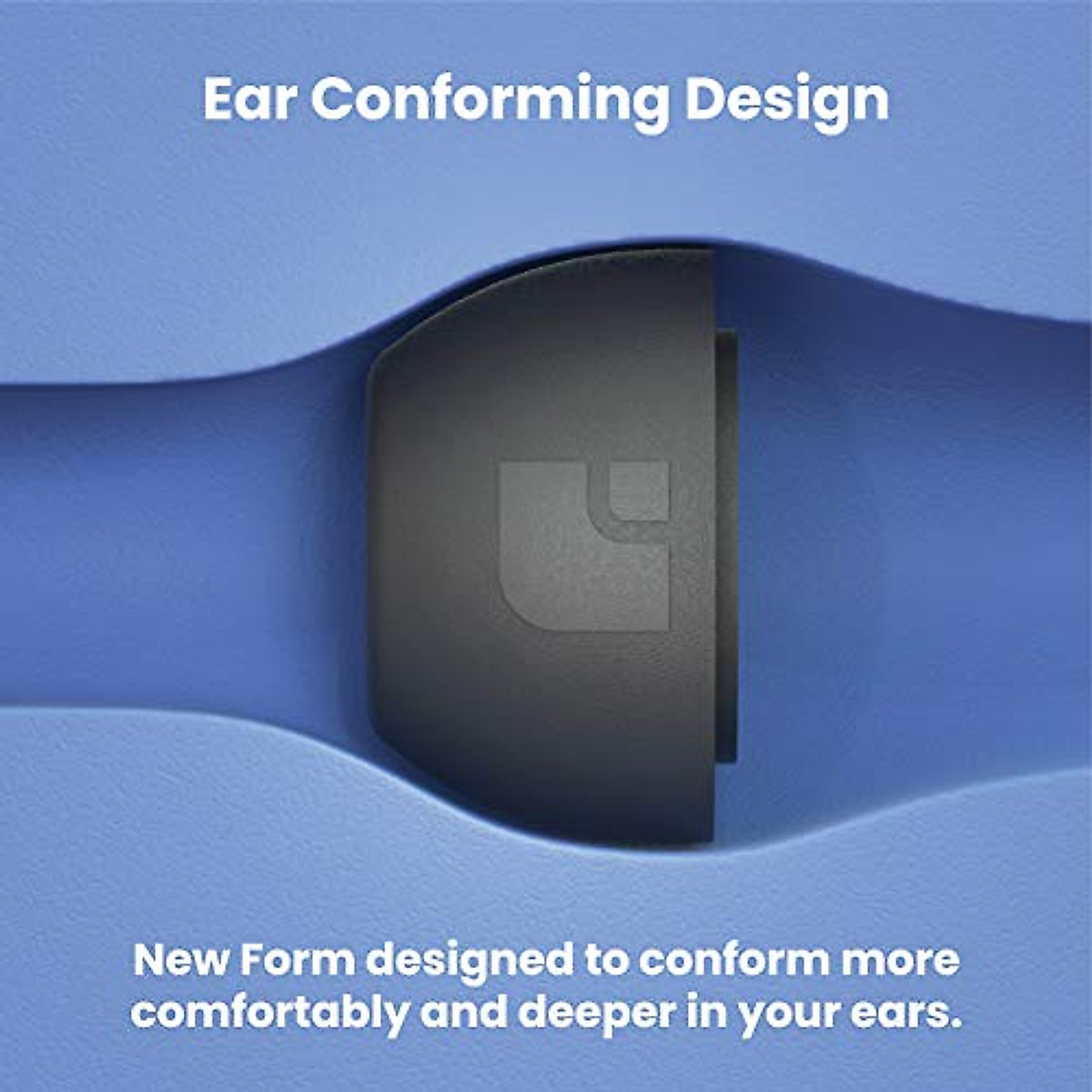 Foam Masters Memory Foam Ear Tips for AirPods Pro 1st & 2nd Gen | 3 Pairs | New Version 4.0 - Black Magic | Comfortable | Secure | Better Noise Cancellation | Replacement Buds (Assorted S/M/L, Black)