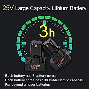 Tile Vibration Machine Installation Tool - Nopwer Tiling Suction Cup for Leveling Handheld Vibrator Adjustable 6 Speeds 25V 12000r/min