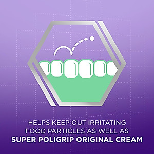 Super Poligrip Comfort Seal Denture and Partials Adhesive Strips, 40 Count (Pack of 4)