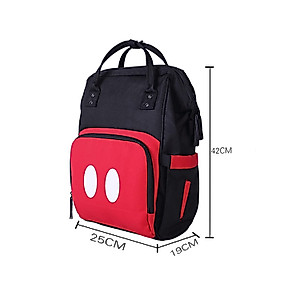 KIKYOU Diaper Bag Backpack,Waterproof Maternity Nappy Bag Changing Bags, larger, BAG01-a