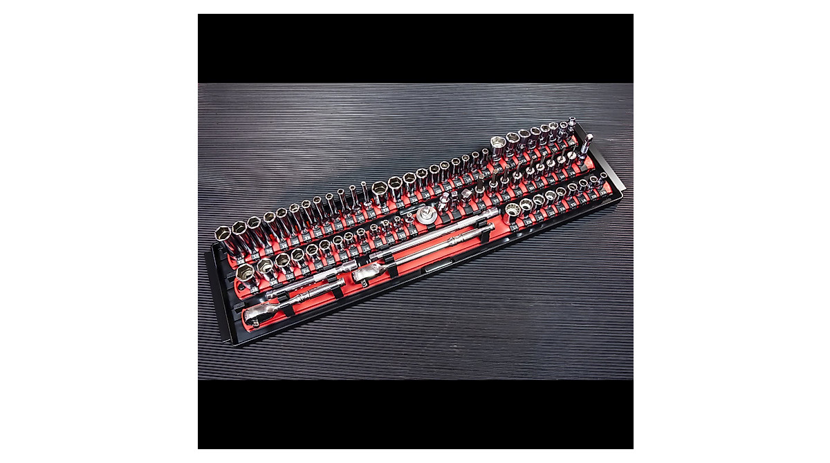 Ernst Socket Boss – Premium 3-Rail Tool Organizer