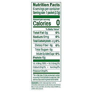 True Lemon (Energy Drinks) Wild Blackberry Pomegranate, Instant Powdered Drink Mix, 6 Count (Pack of 4)