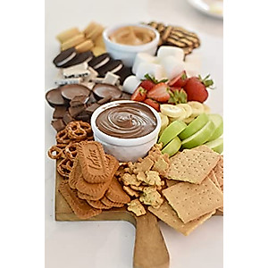 Mud Pie Wooden S'mores Map Board Set, Brown, 9" x 21.5"