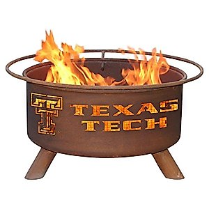 Patina Products F233, 30 Inch Texas Tech Fire Pit