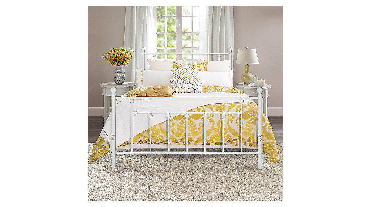 VECELO Full Size Metal Platform Bed Frame with Storage