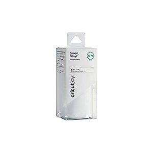 Cricut Joy Smart Permanent Vinyl Value Roll (10 ft) for Cricut Joy, Create DIY Projects, Decals, Stickers & More, All-Weather & Fade-Proof, Ideal for Indoor/Outdoor Use, White
