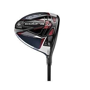 Cobra Golf 2021 Radspeed Driver Matte Peacoat-Red (Men's Left Hand, Fujikura Motore XF3, Reg Flex, 9), Standard