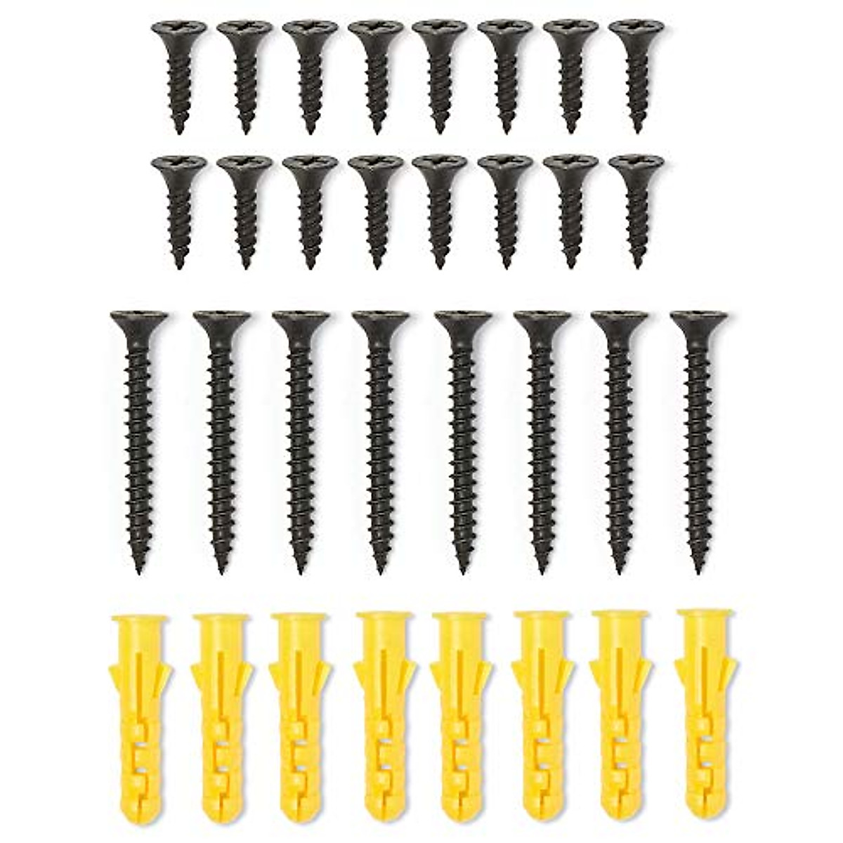 Floating Rustic Wood Shelves- Set of 2- Barn Door White Wash- Natural Pine Finish- Fir Wood & Iron- Wall Decor- Mounting Hardware Included- Farmhouse Shelf- Small & Medium- Modern Decor (White Wash)