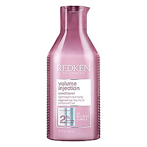 Redken Volume Injection Conditioner | Hair Volumizer For Fine Hair | Detangling and Volumizing | 10.1 Oz