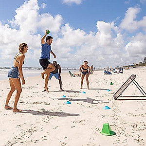 Franklin Sports Backlash Outdoor + Backyard Game - 4 to 6 Player Target Net Game - Perfect for Beach, Backyard + Tailgate - Includes (1) Target Net, (1) Mini Ball, Boundary Cones and Carry Bag