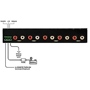 Sound Storm Laboratories S4EQ 4 Band Pre Amp Car Equalizer with Gold Plated Front Rear and Subwoofer Outputs