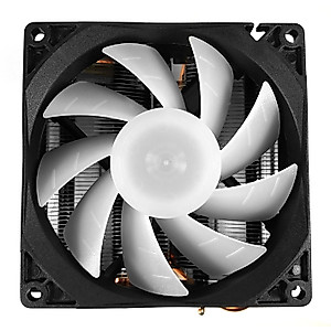 TRONWIRE TW-15 RGB LED CPU Cooler Copper Core Base Aluminum Heatsink 4-Pin PWM 92mm Fan Pre-Applied Thermal Paste for AMD Socket AM5 AM4 FM2 FM1 AM3 AM2 1207 940 939 754 Desktop PC Computer