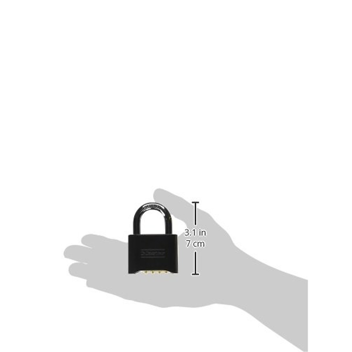 Master Lock Combination Lock, Set Your Own Combination Lock, Indoor and Outdoor Padlock, Weatherproof Code Lock, 178D