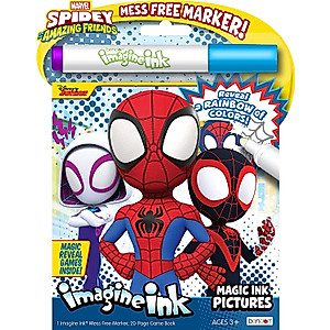 Amazing Spidey Spiderman Superhero Coloring Activity Set Bundle with Coloring Books, Stickers, Imagine Ink Coloring Book and More