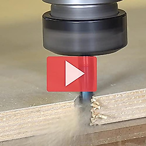 Amana Tool 46179-K CNC SC Spektra Extreme Tool Life Coated Compression Spiral 3/8 D x 1-5/8 CH x 3/8 SHK x 3-1/2 Inch Long 2 Flute Router Bit