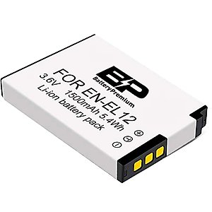 XGATML Gywinovo BP EN-EL12 Battery Compatible with Nikon Coolpix A1000, B600, AW100, AW110, P300, S630, S640, S6000, S6100, S6150, S6200, S6300, S8000, S8100, S8200, S9050, S9100, S9200, S9300, S9501