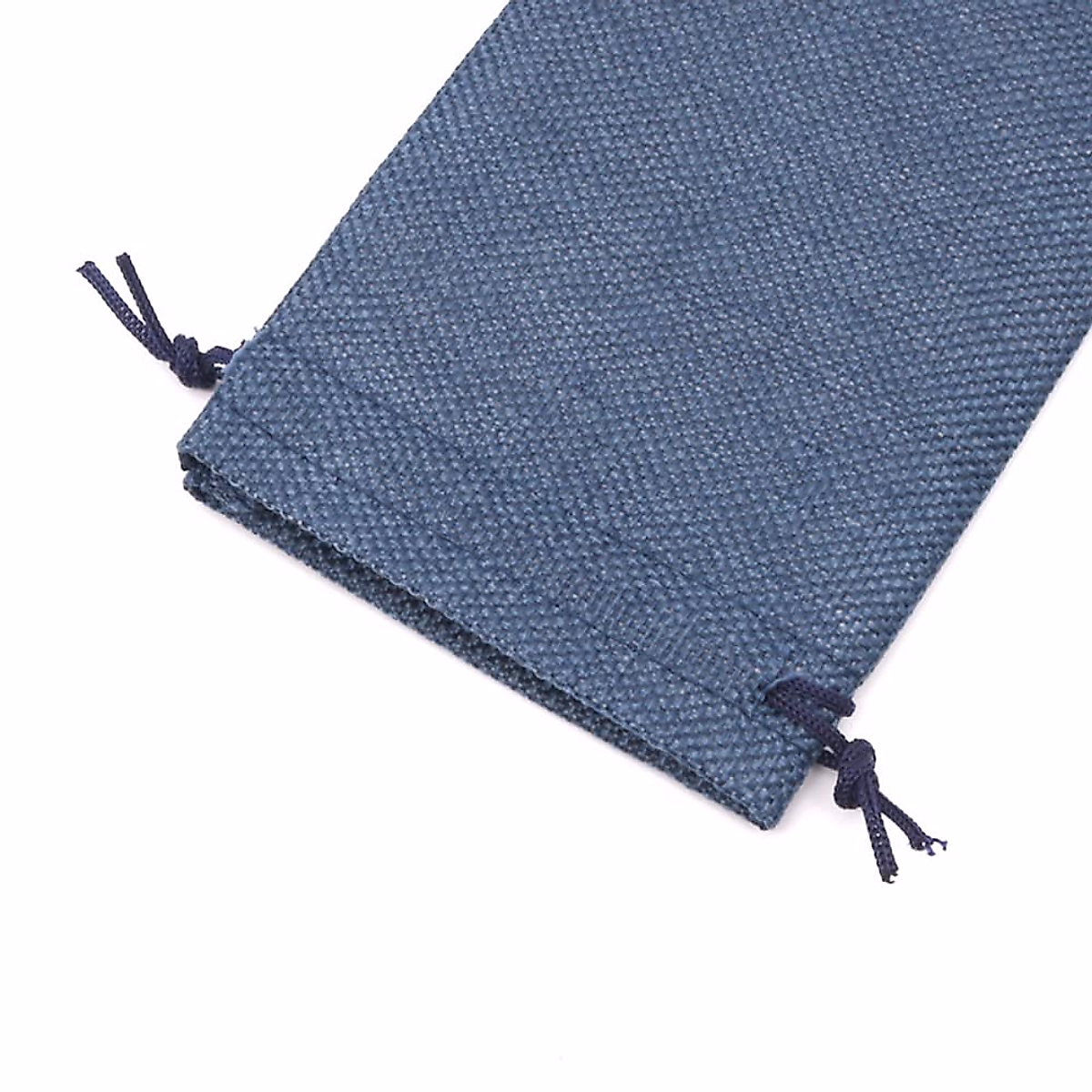 YANGBOYY Burlap Bags, 25 Packs 5''x7'' Burlap Drawstring Gift Bag Party Favor Pouch Linen Jewelry Pockets for Christmas Thanksgiving Easter Valentine's Day Presents Arts Crafts (5''x7'', Navy Blue)