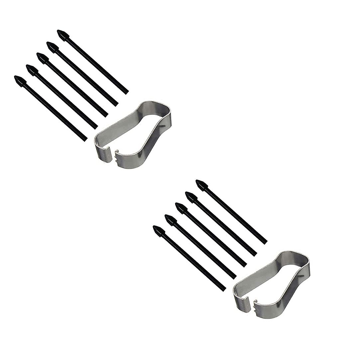 10 PCS Replacement Tips Stylus Pen Nibs Parts for Samsung Galaxy Note10 Note10 Plus Note 20 Note 20 Ultra 5G Tab S6 S6 Lite S7 S7+ Plus (2 Packs Tips Black)