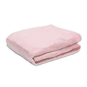 Delta Children Contoured Changing Pad with Plush Cover, Pink