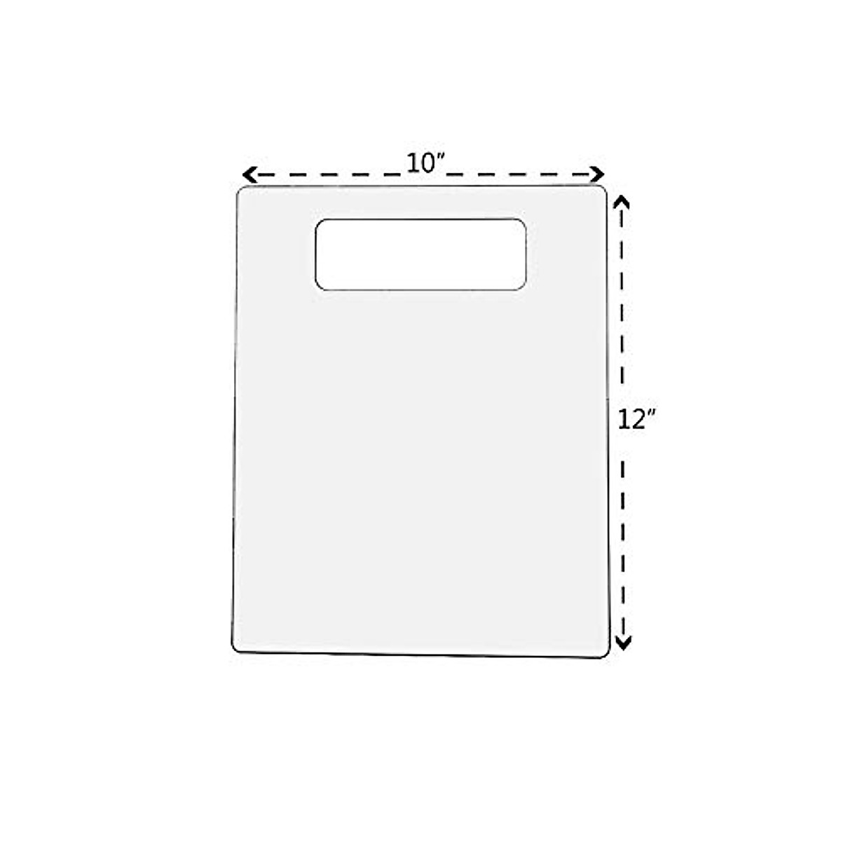 Marketing Holders Shirt Folding Boards 10"w x 12"h Acrylic Clear T Shirting Painting Organize Laundry Neat Creaser for T Shirts Polo Shirts